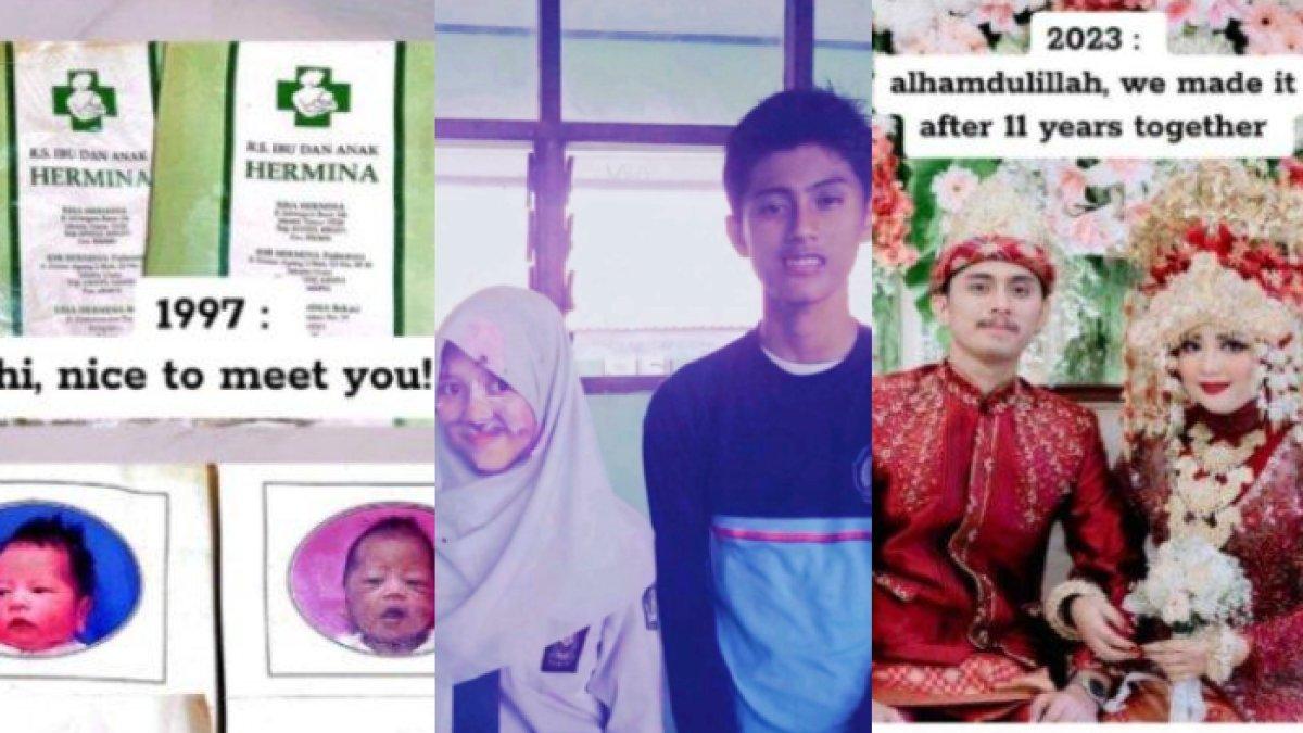 Jodoh dari Bayi! Auliani Nikahi Pria yang Lahir di RS, Bulan, Tahun ...