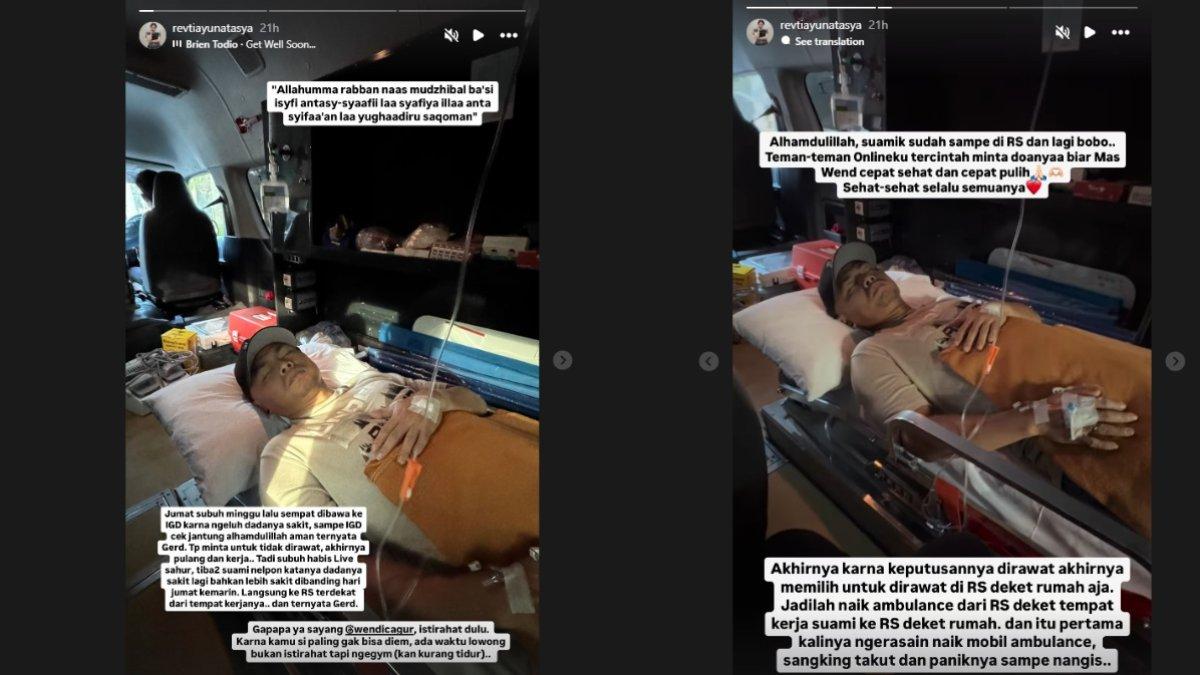 Wendy Cagur Dilarikan ke IGD Karena Nyeri Dada, Istri Panik hingga ...