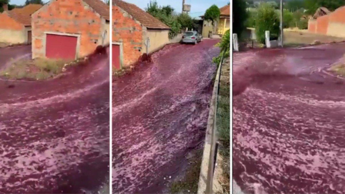 Air Berwarna Menggenangi Jalan, Ternyata Kota Ini Dibanjiri Anggur ...