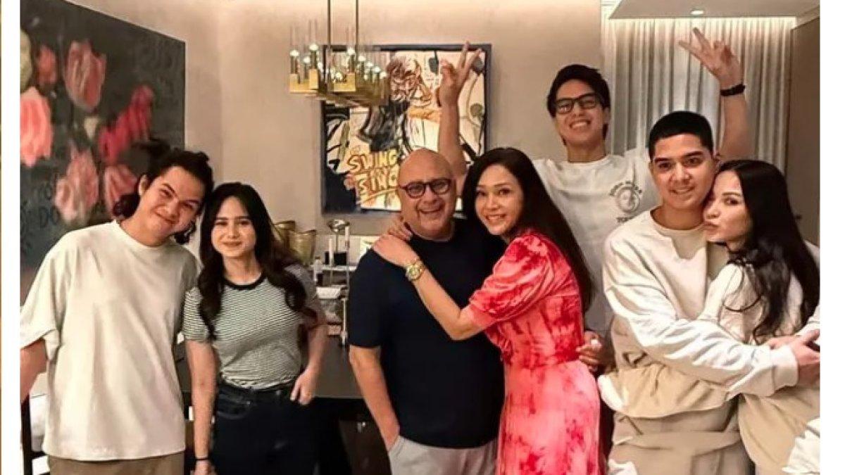 5 Potret Hangat Maia Estianty Kumpul Keluarga Bareng Al, El, Dul, Tak Peduli Disindir Ahmad ...
