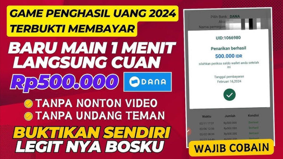 5 Aplikasi Penghasil Uang, Main Game Sepak Bola, Memancing, Potong Buah, Hasilkan Cuan Ratusan ...