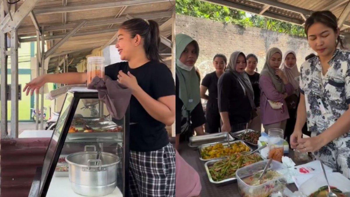 5 Potret Eriska Nakesya Istri Young Lex Tak Gengsi Jualan Sayur di ...