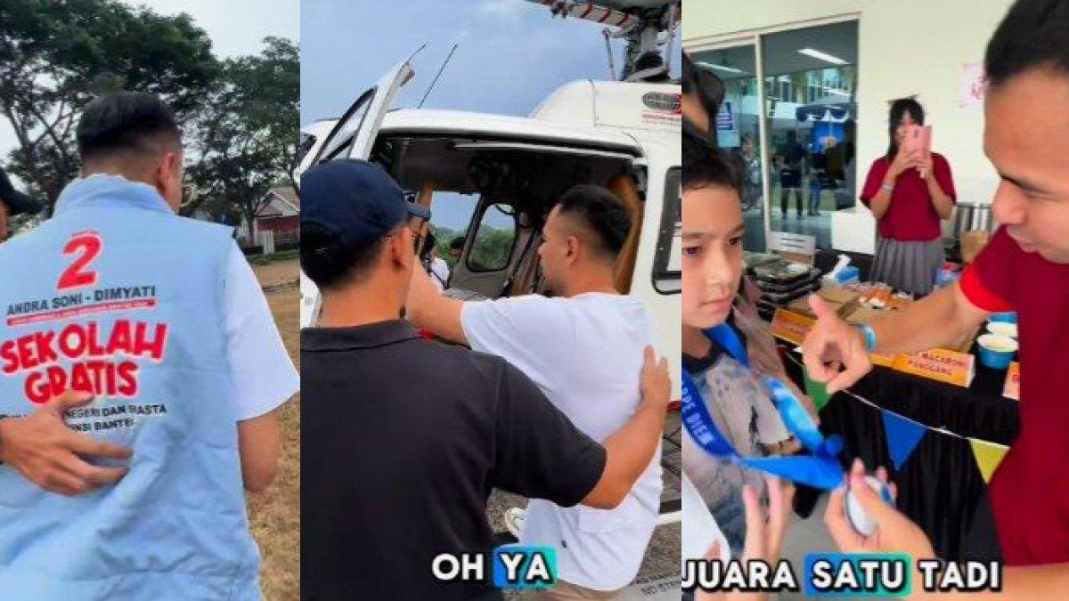 Raffi Ahmad Sewa Helikopter Demi Dampingi Rafathar Lomba di Sekolah, Suami Nagita Janji Juara ...