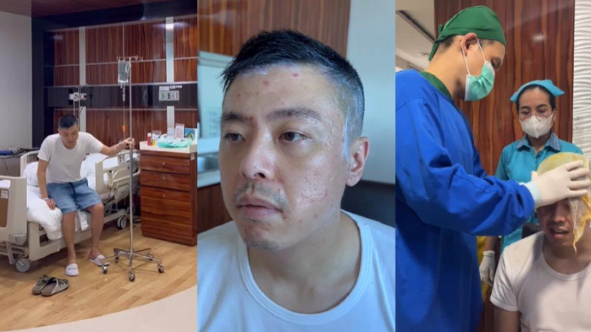 5 Potret Kapten Vincent Raditya Terkena Flu Singapura, Awalnya Demam ...