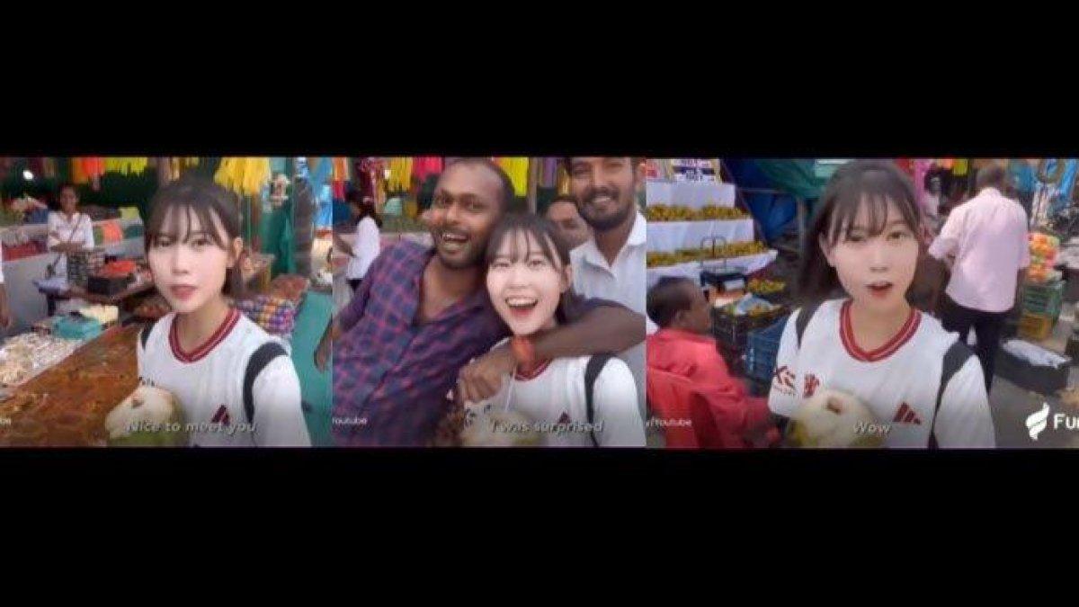 SOSOK YouTuber Cantik Korsel Dilecehkan di Pasar India, Tiba-tiba ...