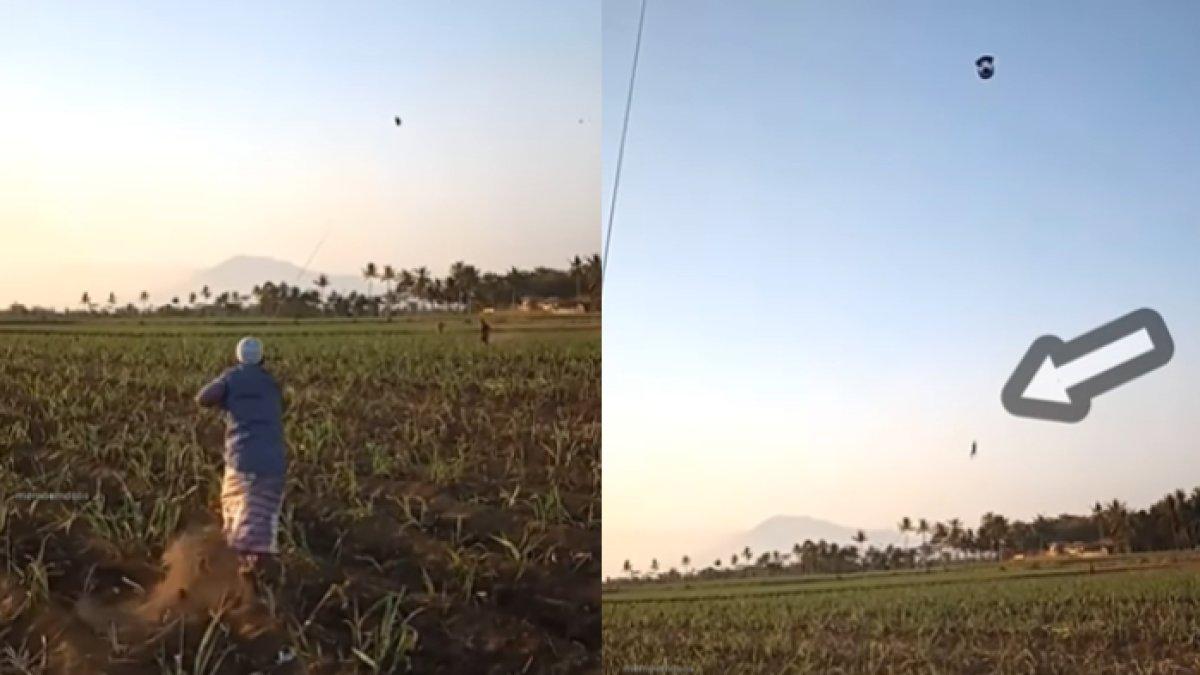 DETIK-DETIK Bocah Terbang Terbawa Layangan, Diduga Berat Badannya Tak ...