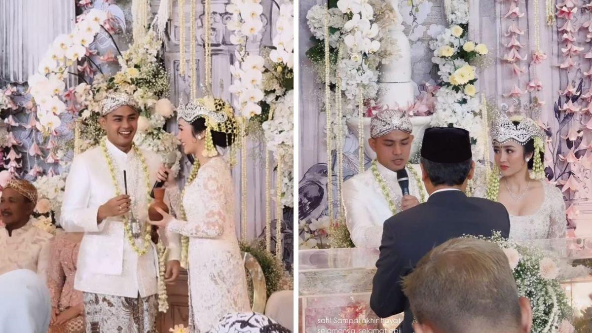 Akhirnya Sah! 11 Potret Akad Nikah Febby Rastanty dan Drajad Djumantara ...