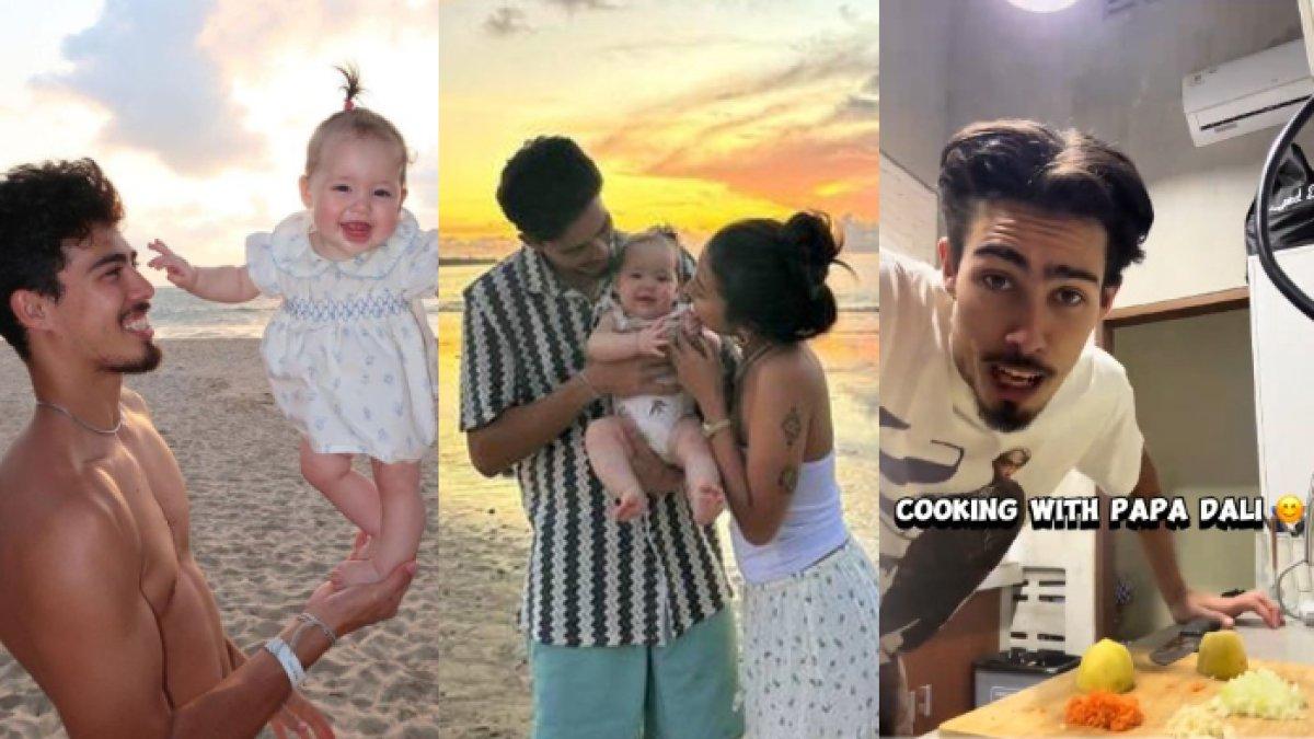 5 Foto Kenangan Dali Wassink Momong Anak, Suami Jennifer Coppen Memasak ...