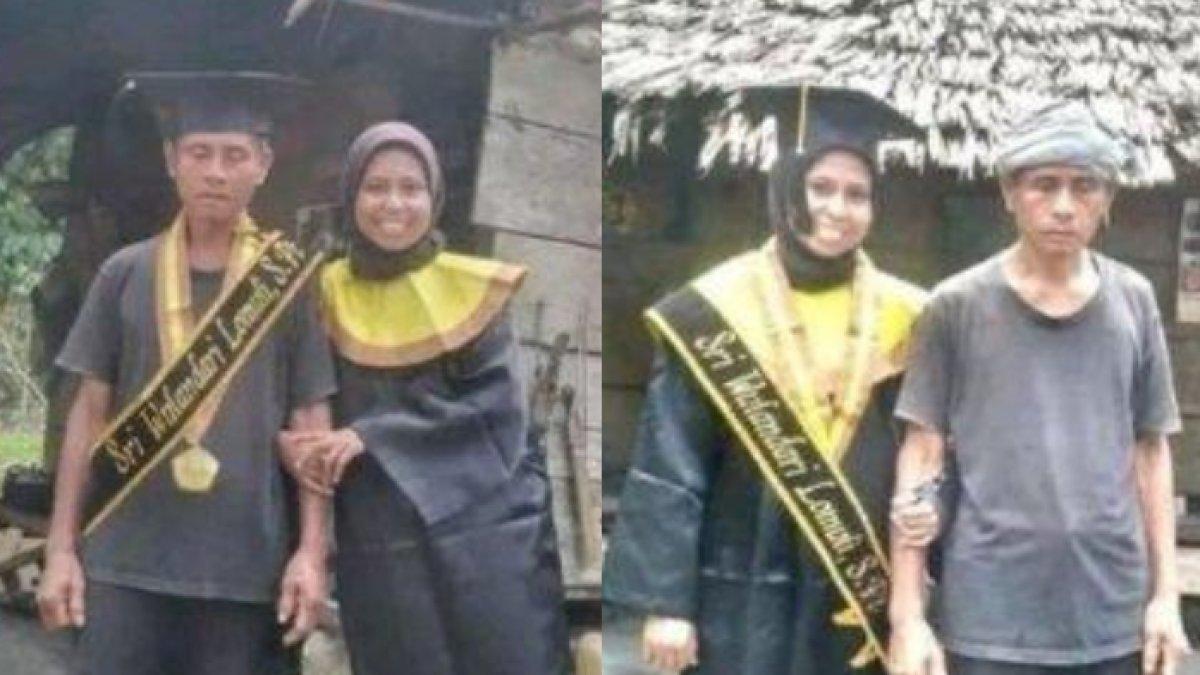 Kisah Sri Wulandari, Foto di Depan Rumah Gubuknya setelah Jadi Sarjana ...