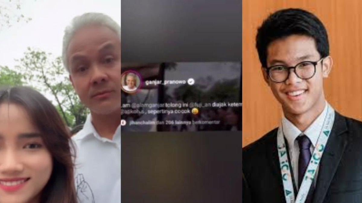 HEBOH Ganjar Pranowo Minta Alam Kenalkan Fuji ke Ibu, Nasib Eca Aura Bak Dihempas, Tak Direstui ...