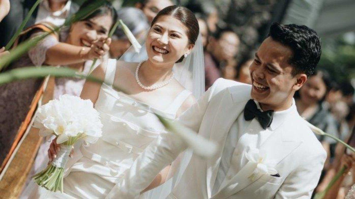 Potret Pernikahan Pebulutangkis Anthony Ginting dan Mitzi Abigail, Dihadiri Jonathan Christie ...