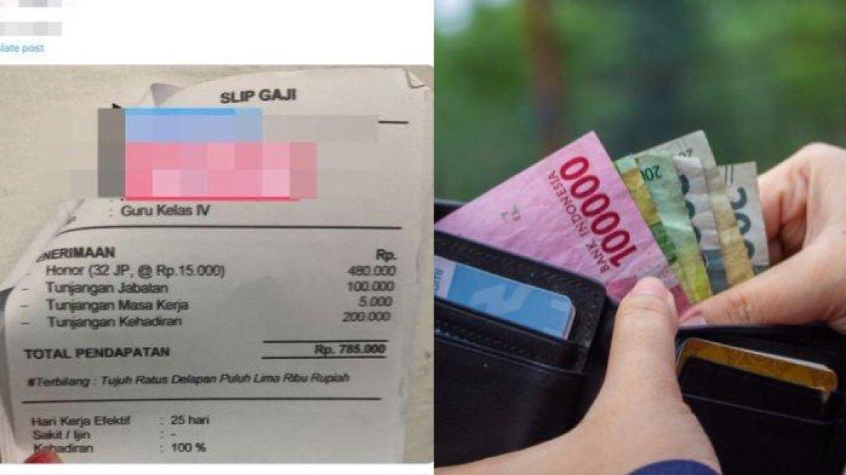 CURHAT Guru Honorer Dibayar Rp 15.000 Per Satu Jam Pelajaran, Satu Bulan Terima Gaji Rp 785 Ribu ...