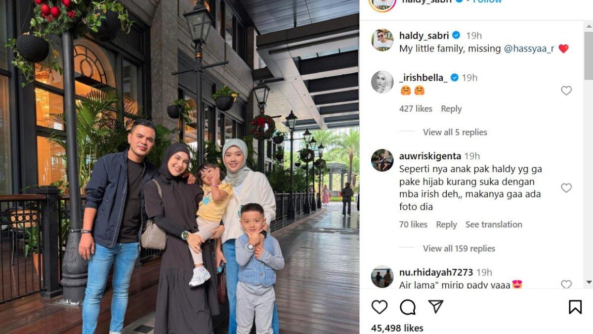 Haldy Sabri Tiba-tiba Curhat Kangen Anak Kandung, Efek Foto Bareng Putra Irish Bella dan Ammar ...