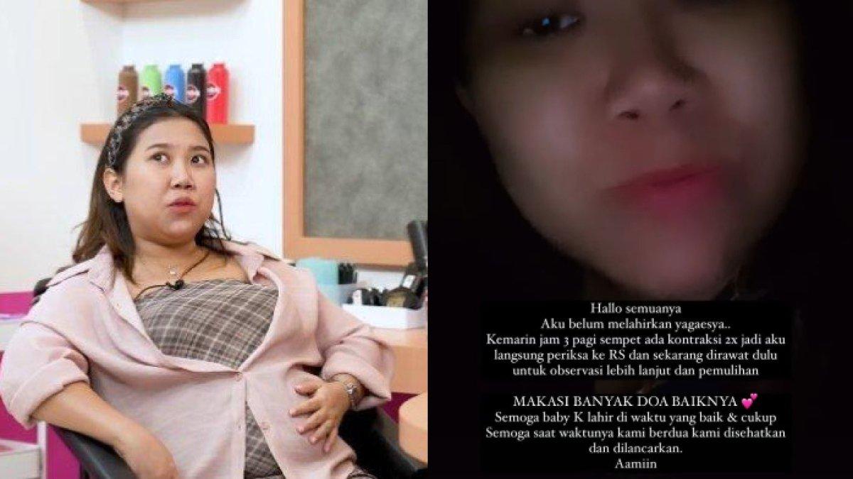 Hamil 7 Bulan, Kiky Saputri Dilarikan ke Rumah Sakit, Istri Khairi Alami Dua Kali Kontraksi ...