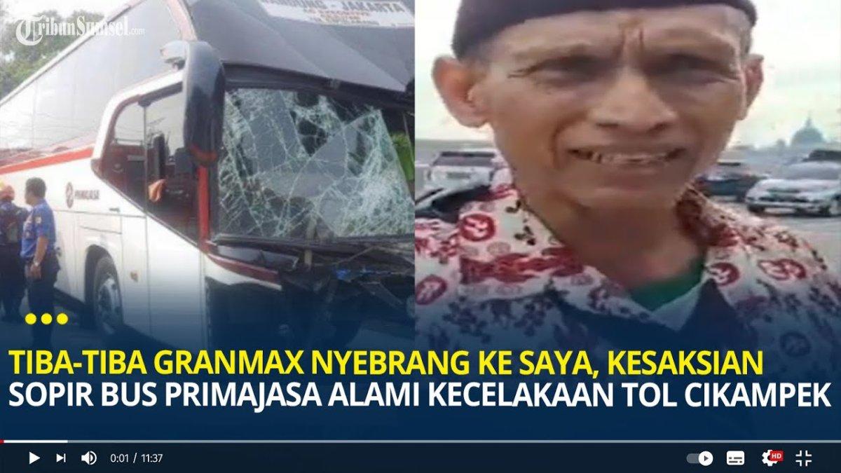 Status Heri, Sopir Bus Primajasa yang Kecelakaan di Tol Cikampek, Sempat Minta Kuota: De, Maaf ...