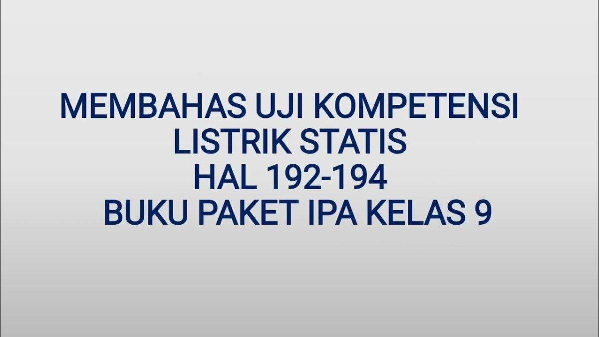 Mapel IPA Kelas 9 SMP Hal 192 193 194 195 Kurikulum 2013, Kunci Jawaban ...