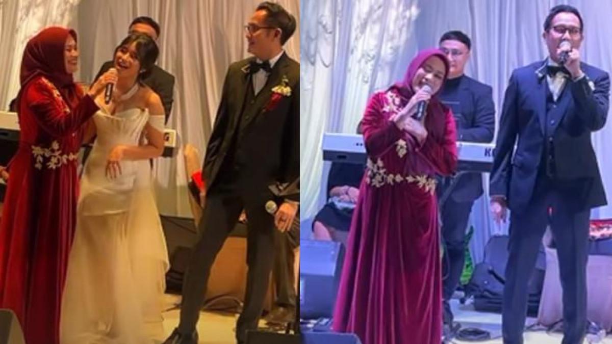 Momen Haru Aldi Bragi dan Ikke Nurjanah 'Bersama' di Nikahan Anak, Ngaku Grogi saat Bersanding ...