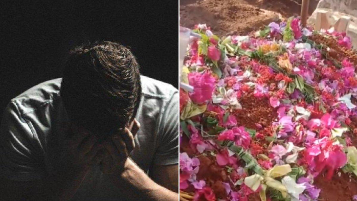 PILU Pria Menangis di Makam Istri, Curhat Bingung Jalani Hidup Tanpanya ...