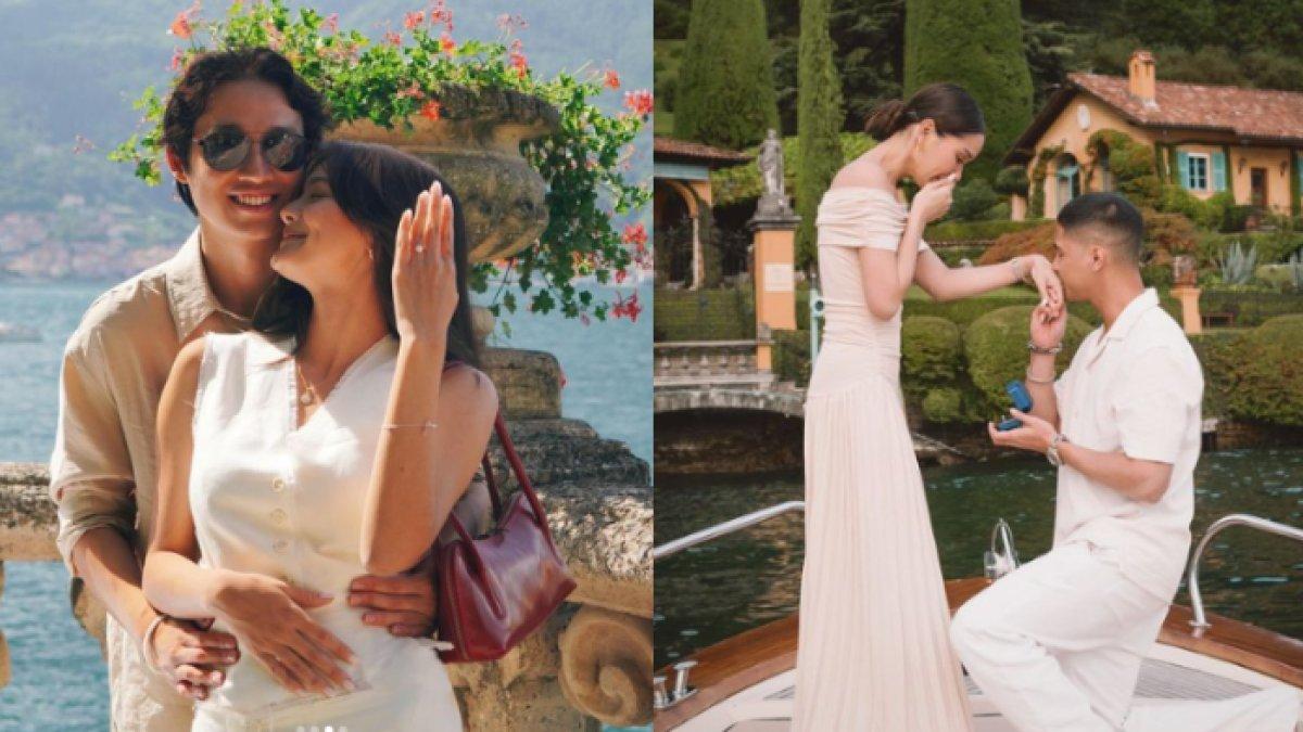 5 Momen Artis Liburan ke Lake Como Italia, Amanda Rawles dan Alyssa Daguise Syok Tiba-tiba ...