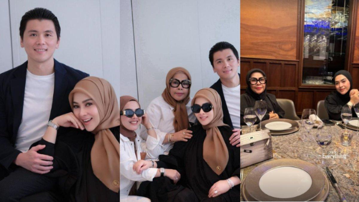 5 Potret Perayaan Wedding Anniversary Syahrini dan Reino Barack, Ibu ...