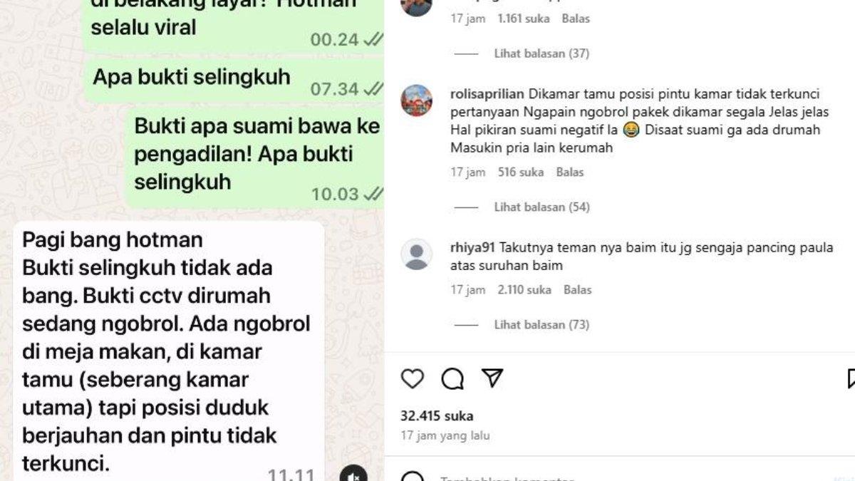 Niat Bela Janda Baim Wong, Hotman Paris Kuak Peristiwa Paula Verhoeven ...