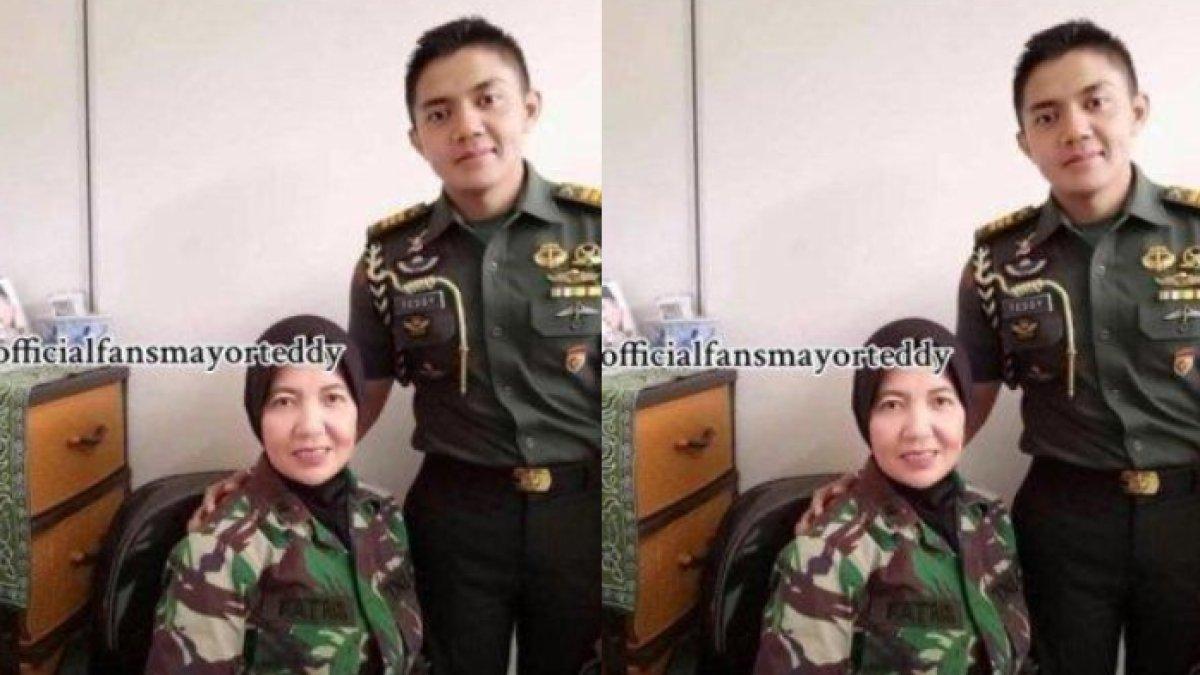 5 Potret Cantik Ibu Mayor Teddy yang Jarang Tersorot, Sama-sama Perwira ...