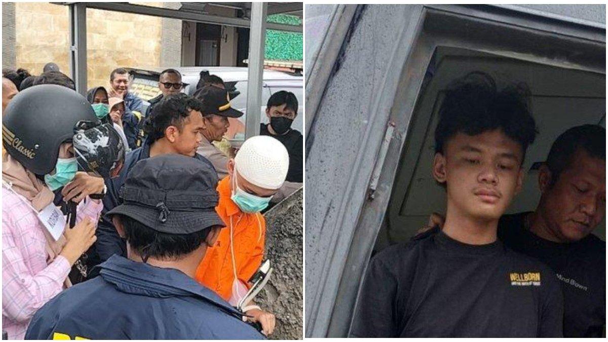 Tampang Argiyan Pakai Peci Putih & Masker Saat Rekonstruksi, Kronologi ...