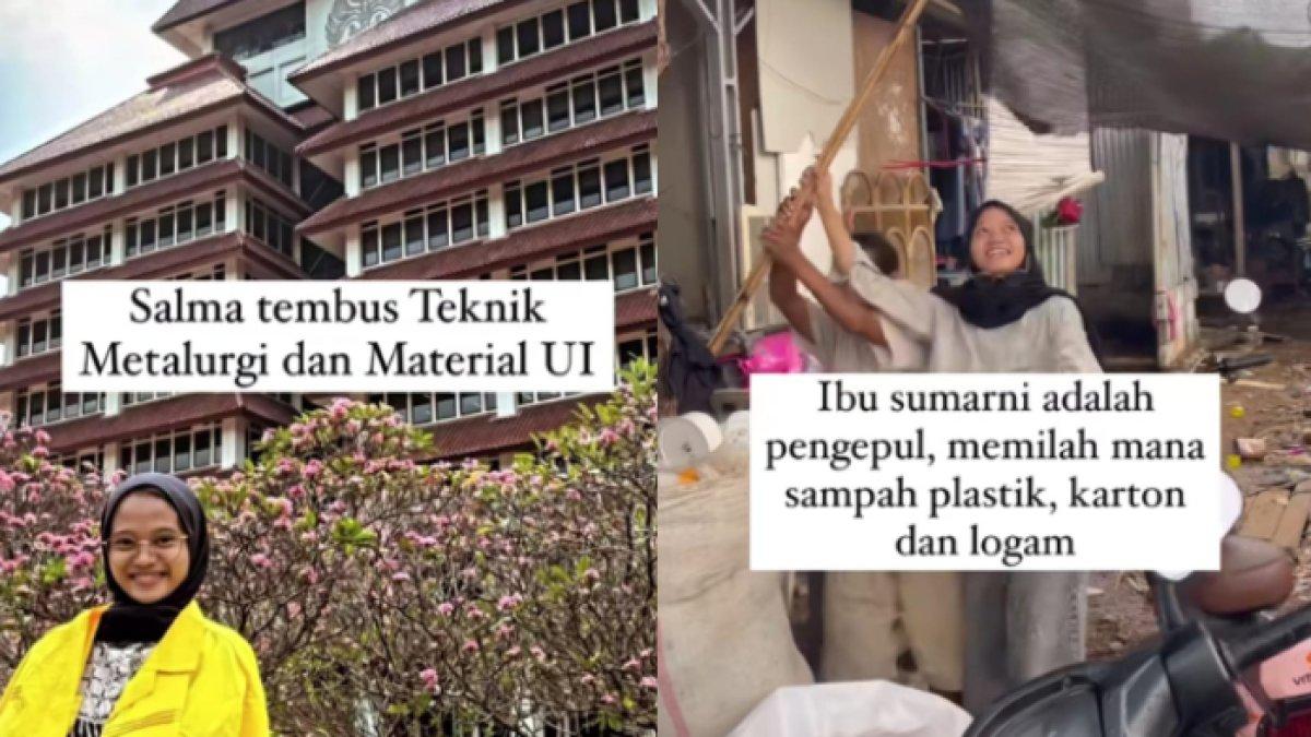 Viral Kisah Salma, Anak Pengepul Sampah Berhasil Masuk UI, Ibu Sering ...