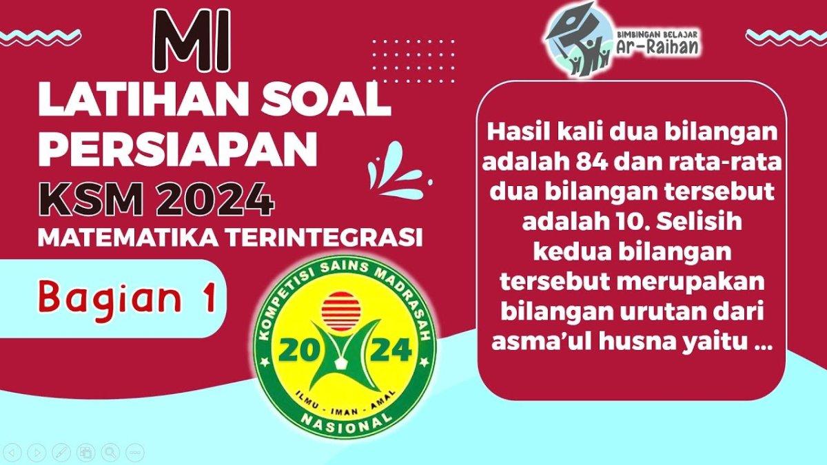 40 Kunci Jawaban KSM Matematika MI Terbaru, Siap Lomba Kompetisi Sains ... 40 Kunci Jawaban KSM Matematika MI Terbaru, Siap Lomba Kompetisi Sains ...