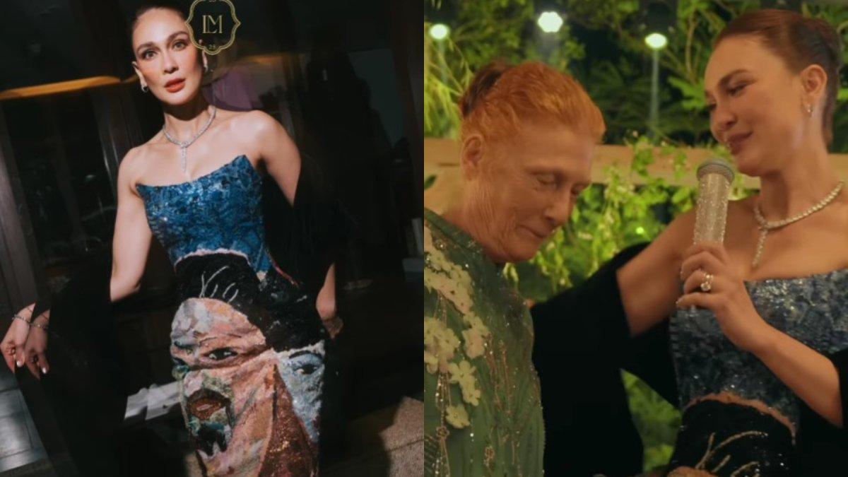 Luna Maya Ungkap Filosofi Lukisan Wajah Mendiang Ayah di Gaun ...