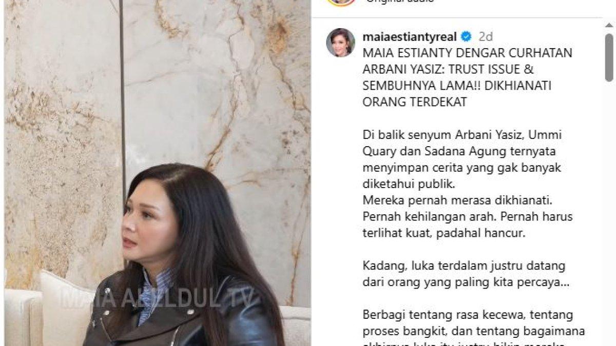 Usai Heboh Sindiran Ahmad Dhani Untuknya, Maia Estianty Tiba-tiba Muncul dan Bahas Pengkhianatan ...
