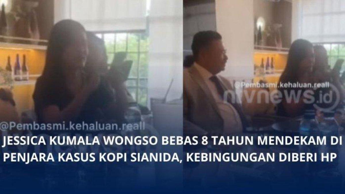 Potret Jessica Wongso Perdana Pegang HP Usai 8 Tahun di Penjara: Ini Caranya Gimana? - Halaman ...