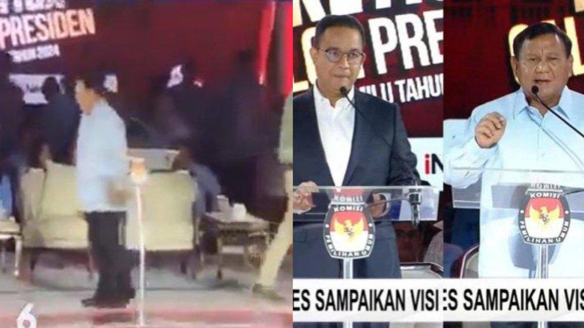 DETIK-DETIK Prabowo Tak Bersalaman dengan Anies Baswedan, Capres No 2 ...