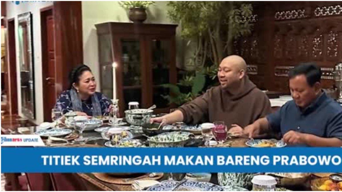 5 Momen Kebersamaan Prabowo dan Titiek Soeharto, Buka Puasa Bareng, Tak ...