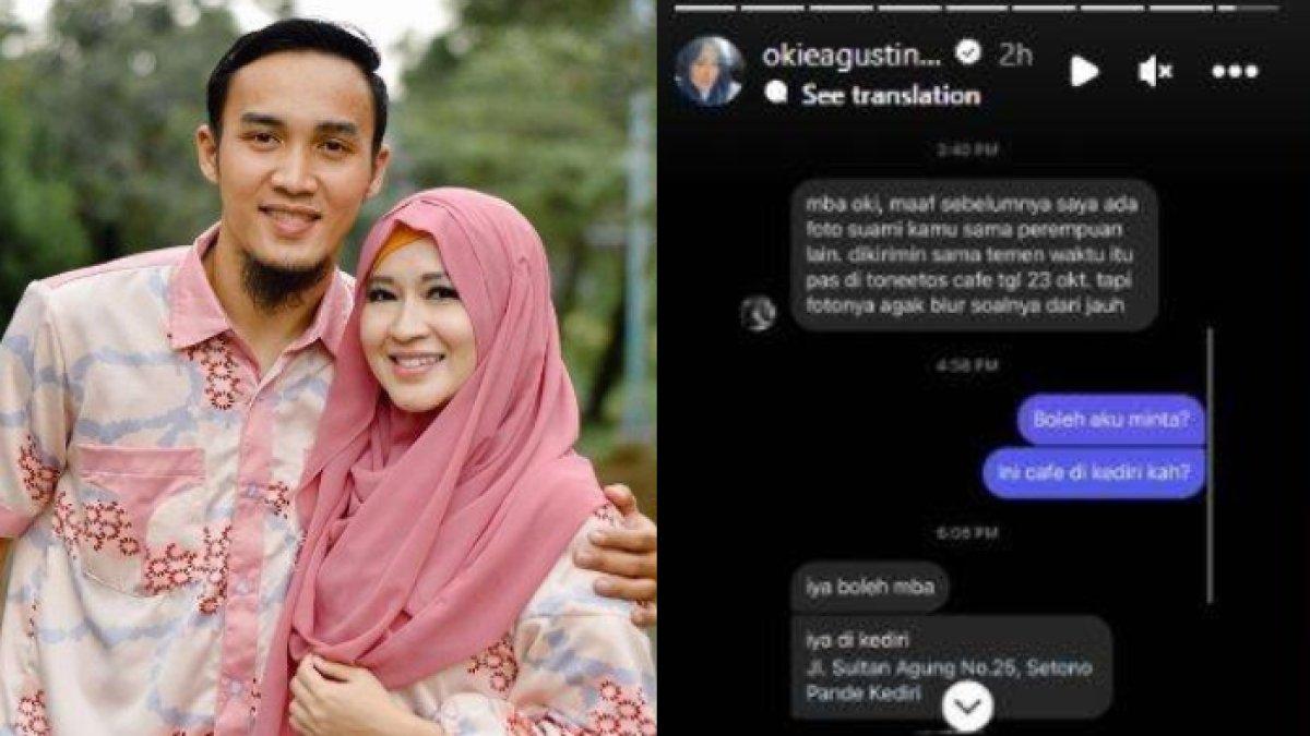 Okie Agustina Kecewa, Diselingkuhi Gunawan Dwi Cahyo? Bocor DM Netizen: Saya Ada Foto Suami Kamu ...