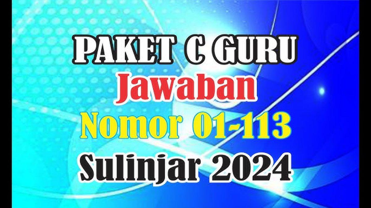 Kunci Jawaban Survei Lingkungan Belajar Paket C Tahun 2024, 113 Soal Sulingjar Untuk Guru SD/MI ...