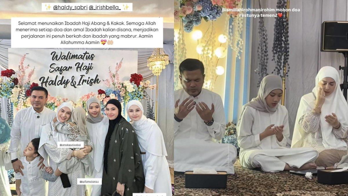 Irish Bella & Haldy Sabri Gelar Pengajian Jelang Naik Haji, Terekam Momen Eks Ammar Zoni Nangis ...