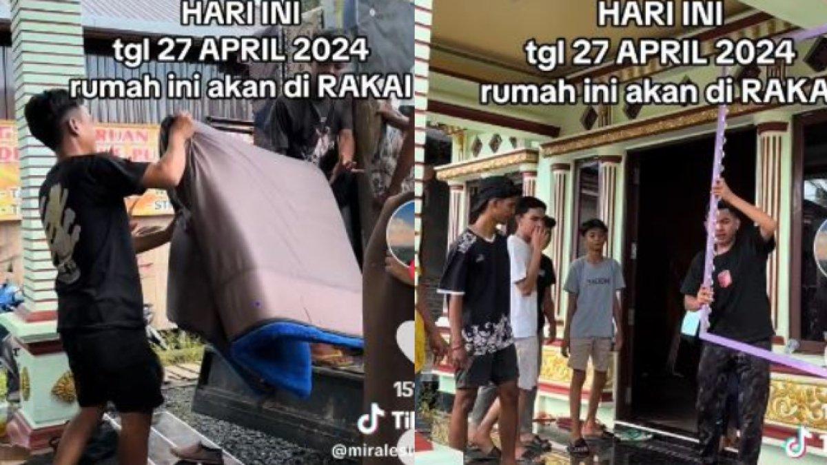 Pergoki Suami Selingkuh, Wanita Amuntai Kalsel Pilih Robohkan Rumah ...