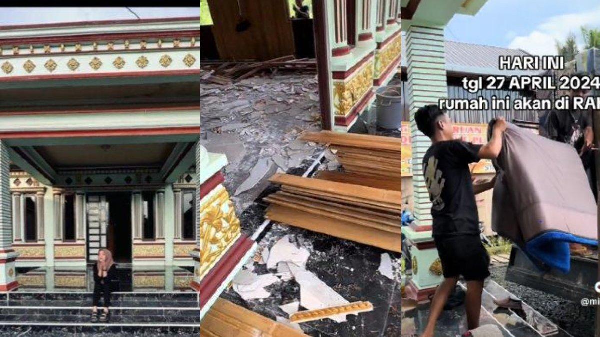 Pergoki Suami Selingkuh, Wanita Amuntai Kalsel Pilih Robohkan Rumah ...