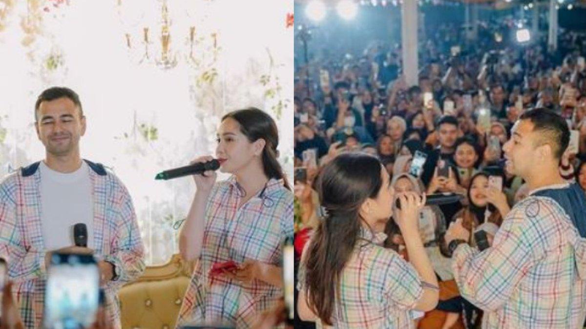 Potret Raffi Ahmad dan Nagita Slavina Syukuran 10 Tahun Pernikahan, Ajak Ratusan Warga Makan ...