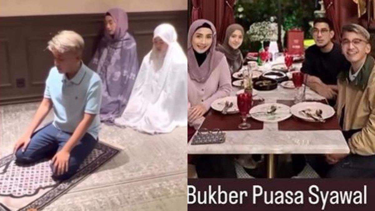 Potret Ruben Onsu Pertama Kali Jadi Imam Salat Desy Ratnasari dan Nasywa hingga Bukber Puasa ...