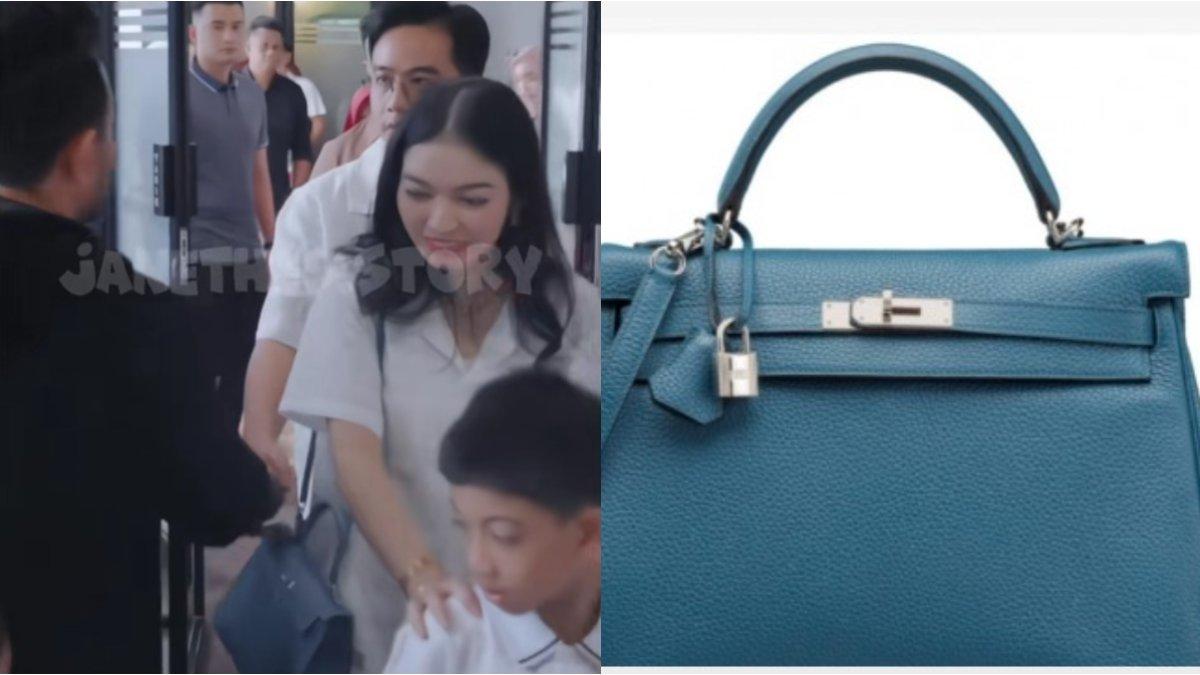 Tampil Serba Hitam ke Mall, Selvi Ananda 'Sembunyikan' Hermes Birkin saat Foto Bareng Fans ...