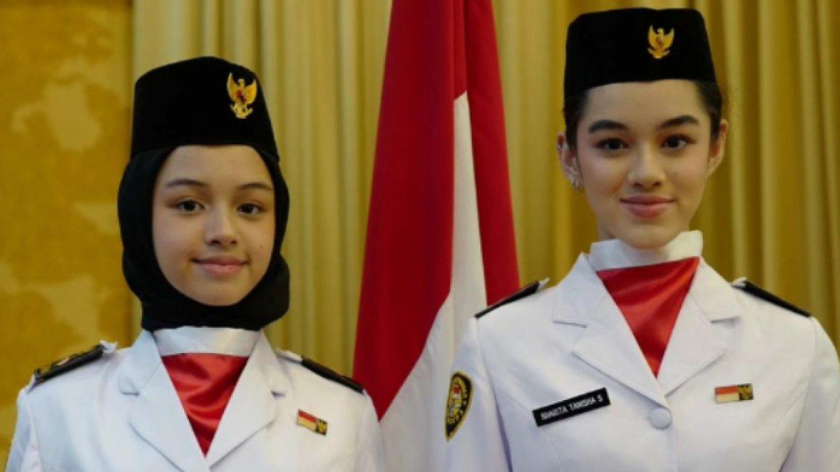 7 Potret Shaista dan Shanika, Dua Anak Rionaldo Stokhorst Terpilih Jadi Paskibra, Bikin Bangga ...