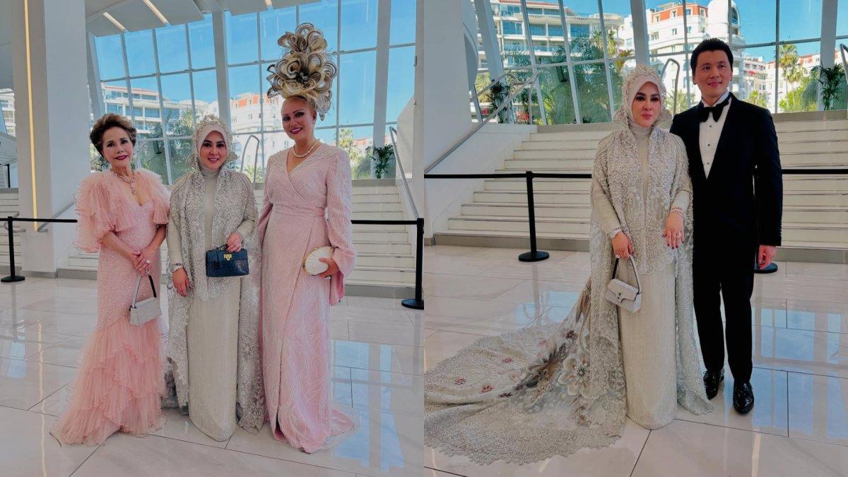 Potret Syahrini Bersama Dewi Soekarno di Festival Film Cannes 2025, Istri Reino Barack Buat ...