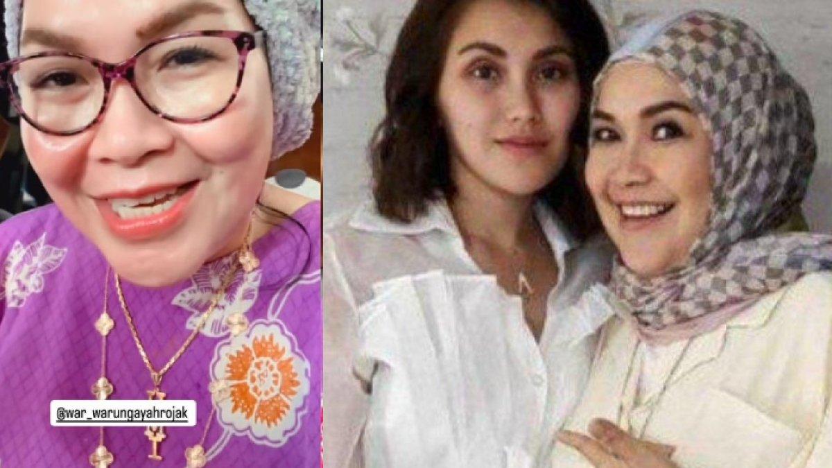 Potret Umi Kalsum Pamer Tumpukan Emas saat Promosi Bisnis Baru Ayu Ting Ting, Pakai Kalung ...