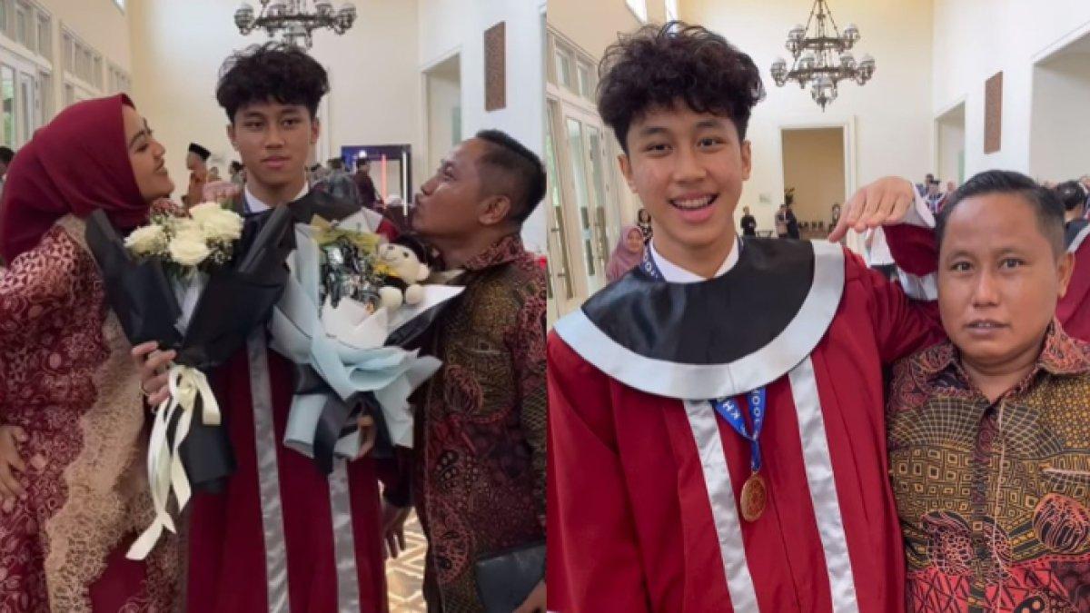 5 Potret Anak Sulung Narji Cagur, Baru Lulus SMP, Wajah Tampan Dipuji ...