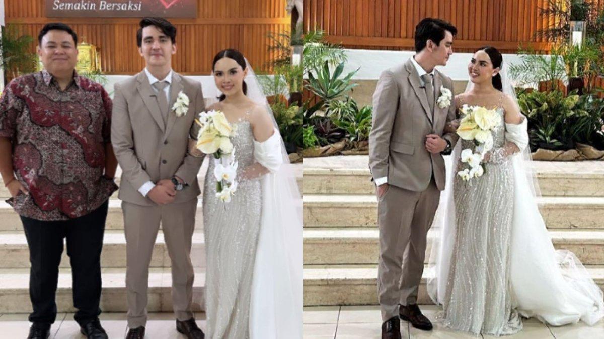 5 Momen Pernikahan Christ Laurent dan Marcella Michelle, Cantik ...