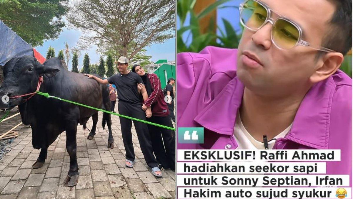 Potret Sapi 1,2 Ton Hadiah Raffi Ahmad Untuk Sonny Septian, Fairuz ...