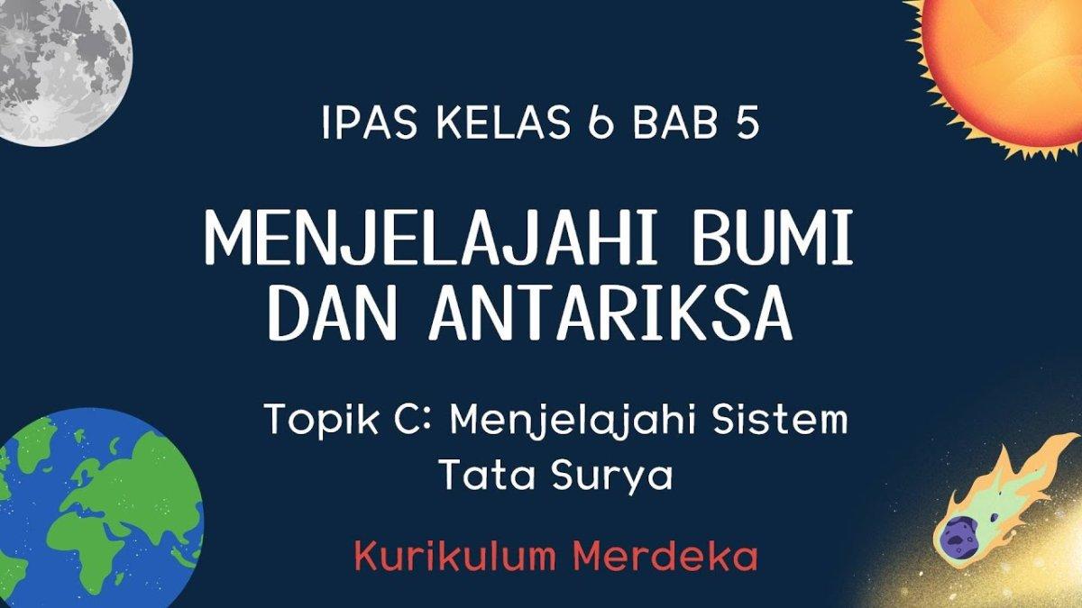 Materi Pembahasan Mapel IPAS Kelas 6 SD Semester 2 Bab Menjelajahi Bumi ...