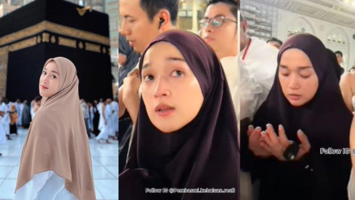 Potret Ririe Fairus Nangis di Depan Kabah, Ikhlas Mantan Suami Nikahi ...